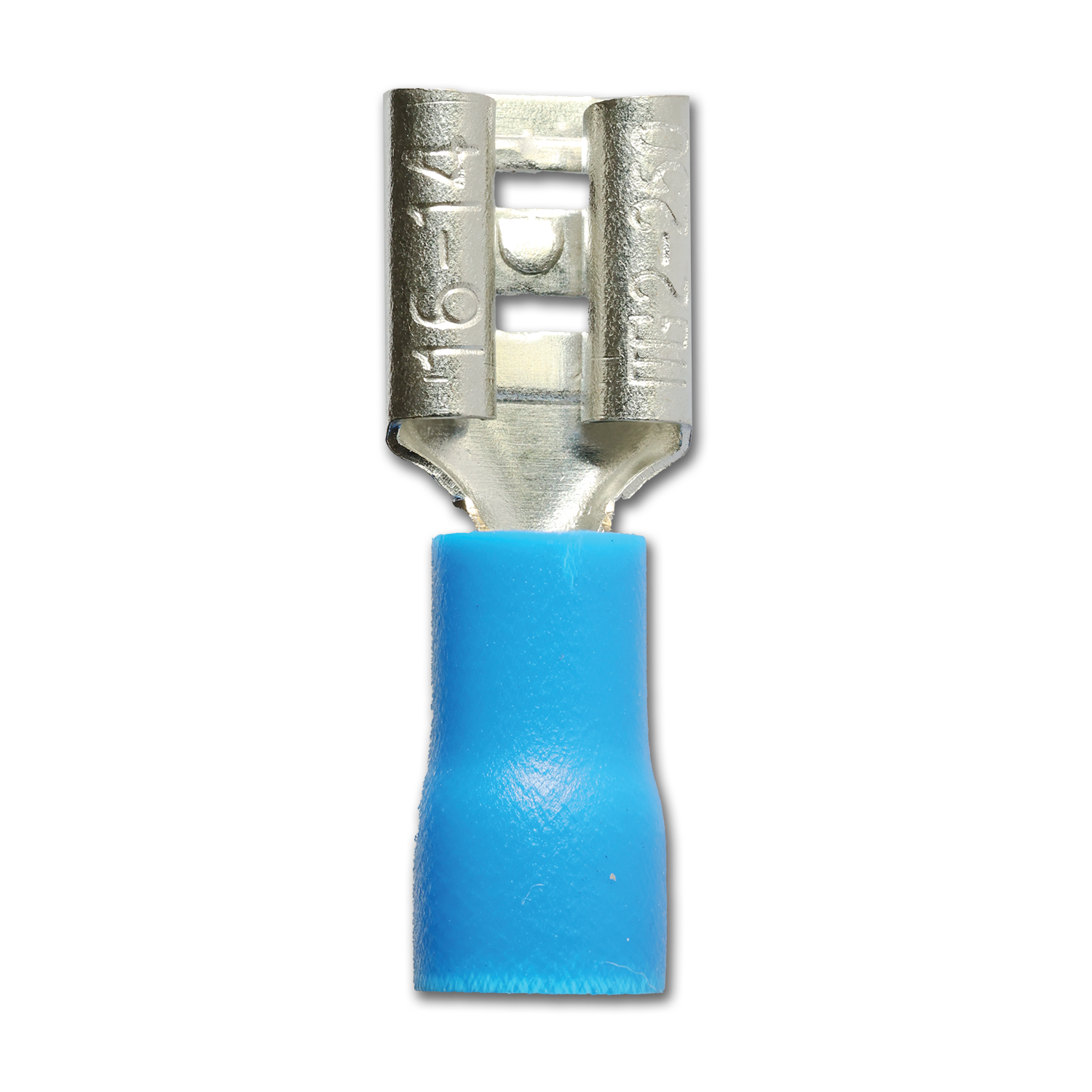Chadwell Supply. INSULATED BLUE FEMALE TAB TERMINAL 1/4"; 16-14AWG