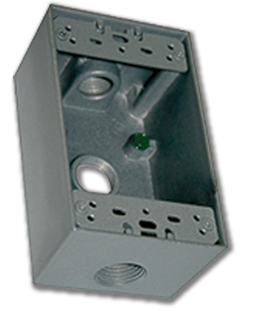 Chadwell Supply. WEATHERPROOF SINGLE GANG BOX