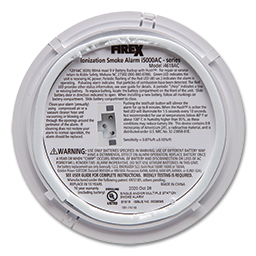 Chadwell Supply. KIDDE/FIREX AC/DC SMOKE ALARM