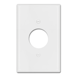 Chadwell Supply. STANDARD ROUND A/C OUTLET PLATE - WHITE