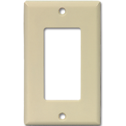 Chadwell Supply. STANDARD DECORA SWITCH PLATE - IVORY