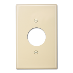 Chadwell Supply. MIDI ROUND A/C OUTLET PLATE - IVORY