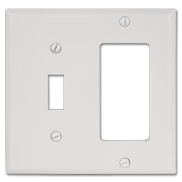 Chadwell Supply. STANDARD SWITCH/DECORA WALL PLATE - WHITE