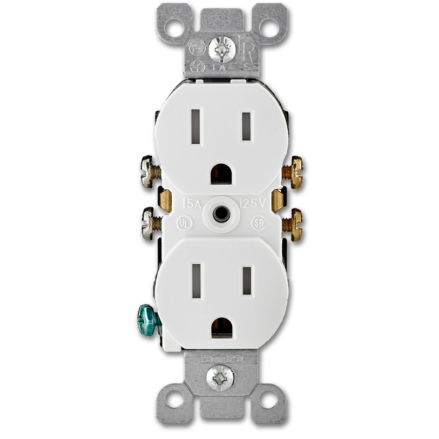 Chadwell Supply. DUPLEX/RECEPTACLE TAMPER RESISTANT - WHITE