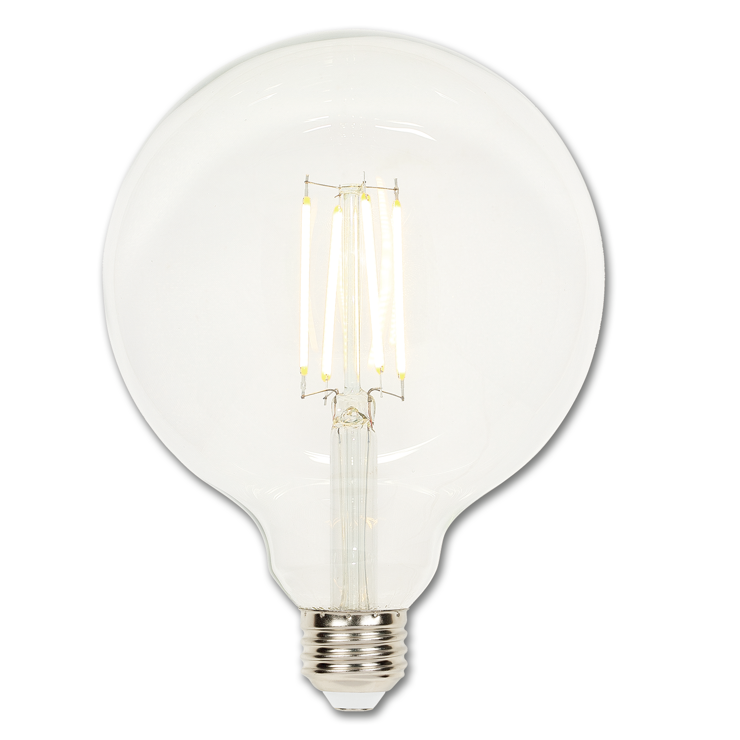 Chadwell Supply. 6.5W CLEAR G40 FILAMENT VANITY LED GLOBE BULB