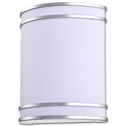 Chadwell Supply. LED HALF ROUND WALL SCONCE - BRUSHED NICKEL