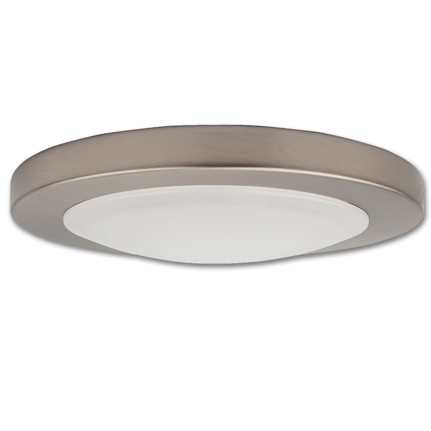 Chadwell Supply. 7-3/8" LED DISK LIGHT - BRUSHED NICKEL