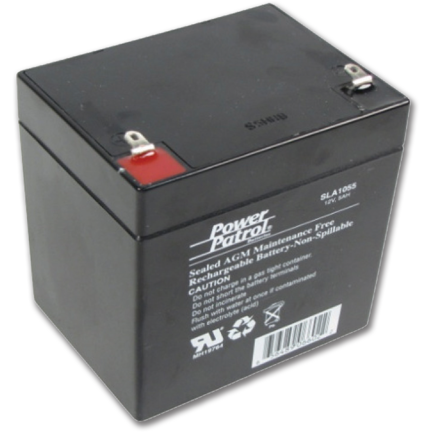 Chadwell Supply. 12V 5.0AMP RECHARGEABLE BATTERY