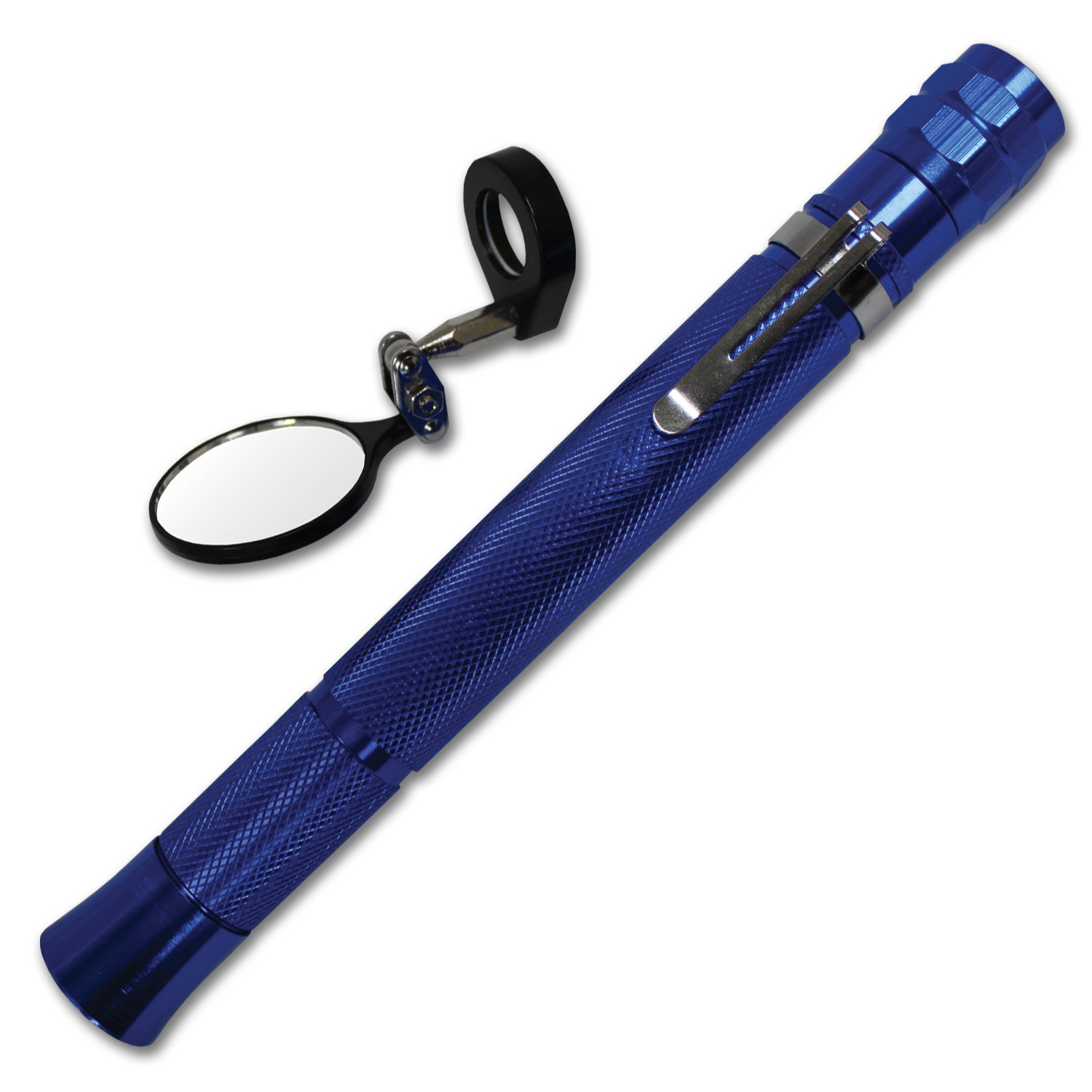 Chadwell Supply. MAGNETIC FLASHLIGHT WITH EXTENSION & MIRROR