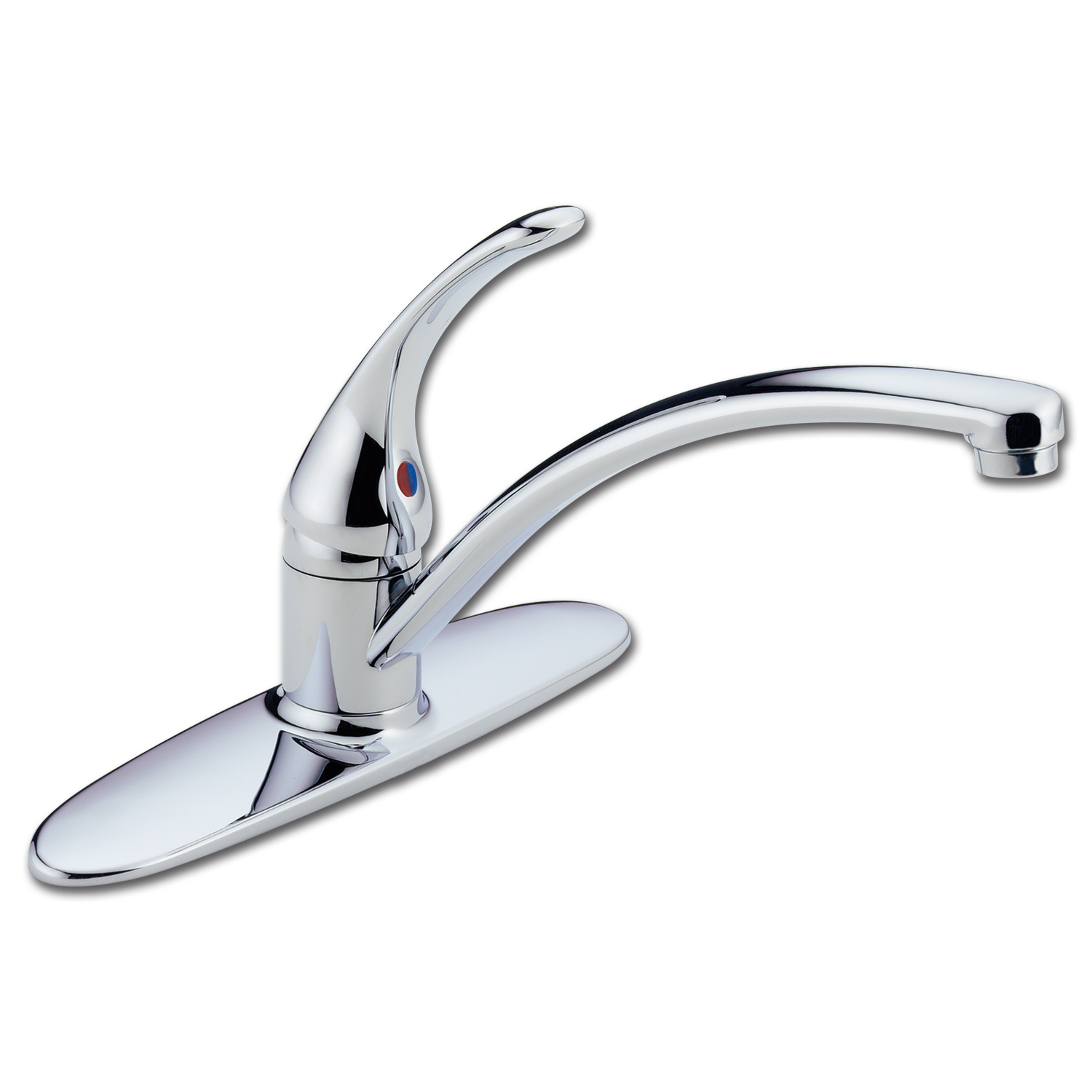 Chadwell Supply. DELTA SINGLE HANDLE KITCHEN FAUCET W/O SPRAY-CHROME