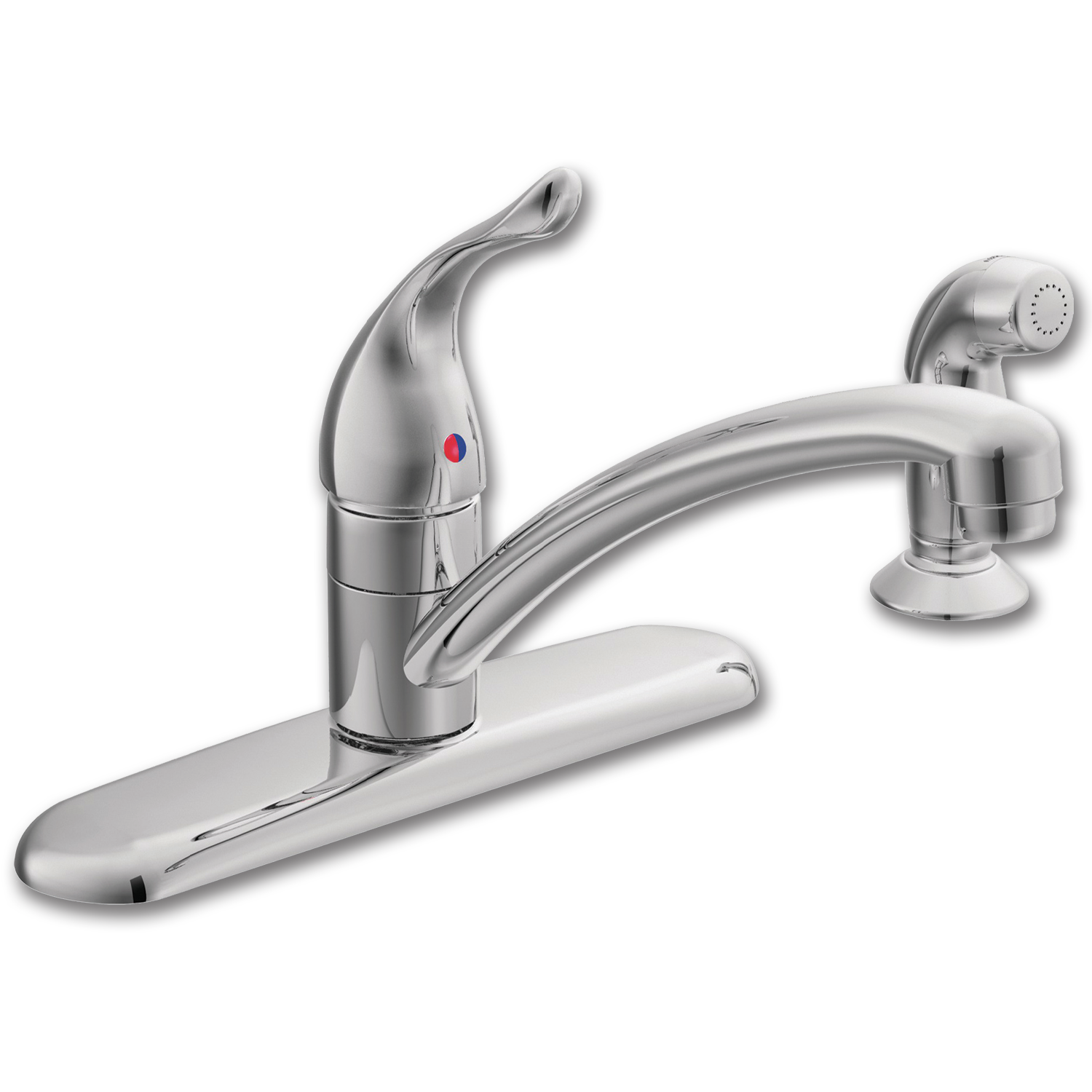 Chadwell Supply. MOEN CHATEAU SINGLE HANDLE KITCHEN FAUCET WITH SPRAY ...