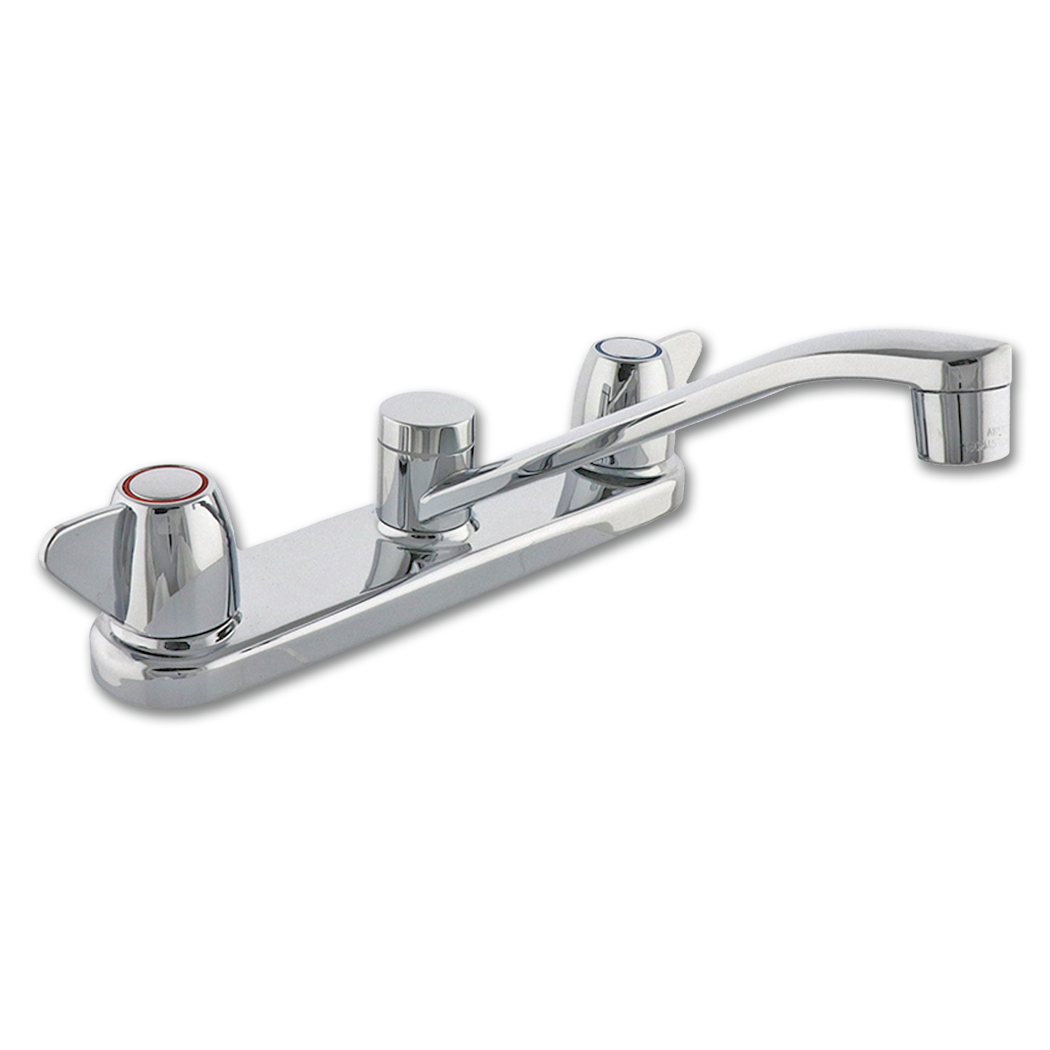 Chadwell Supply. FALLCREEK TWO HANDLE KITCHEN FAUCET WITHOUT SPRAY - CHROME