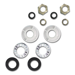 Chadwell Supply. FAUCET MOUNTING NUT KIT - 12 PIECE KIT