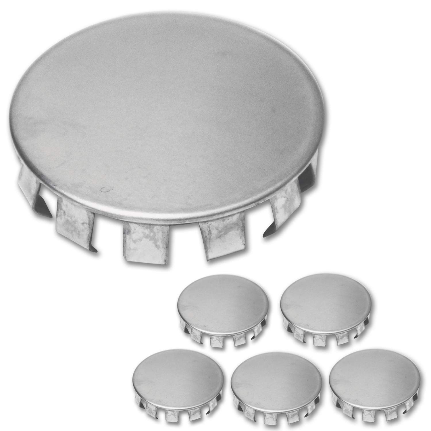 Chadwell Supply 1 12 Snap In Chrome Plated Faucet Hole Cover 5pk