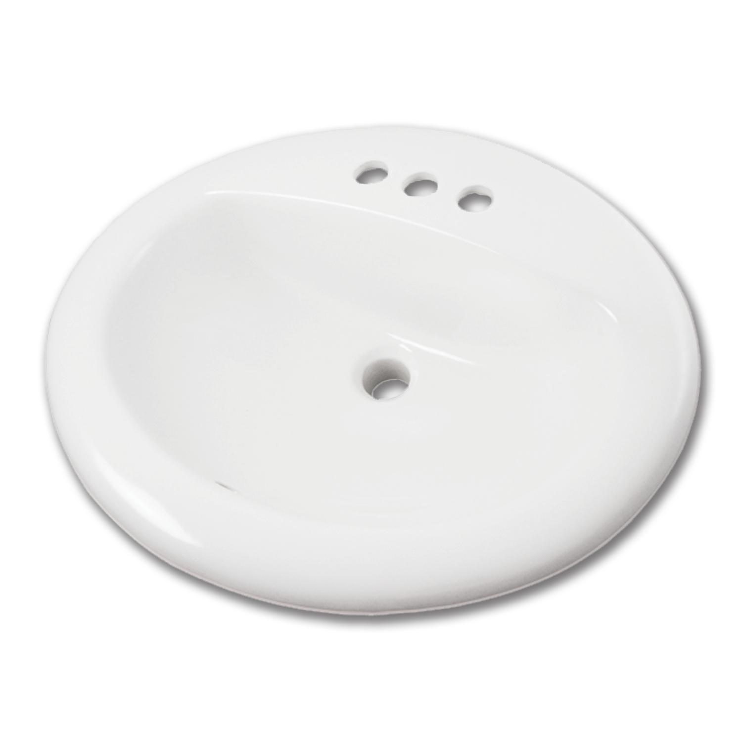 Chadwell Supply. 17" X 20" OVAL WHITEFALLS VITREOUS CHINA LAVATORY SINK ...