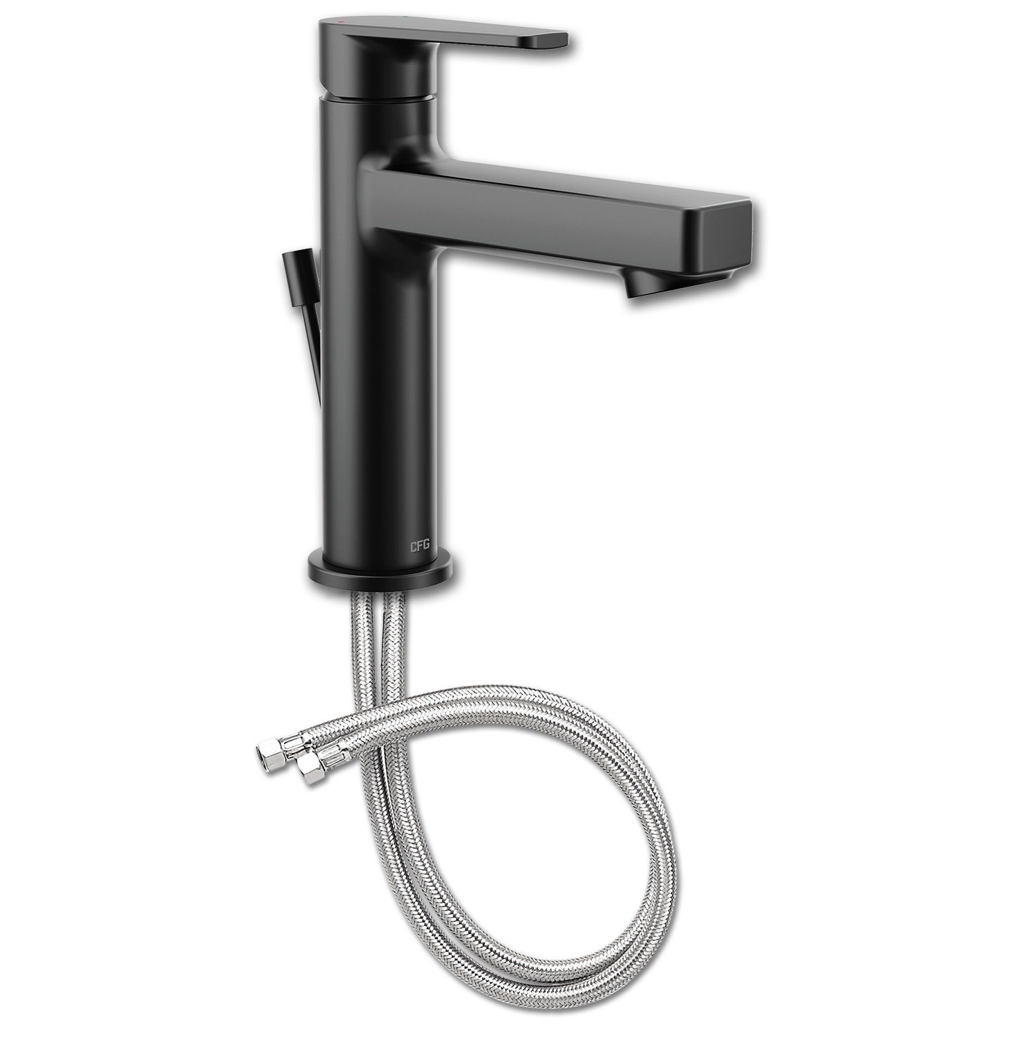 Chadwell Supply. CFG SLATE SINGLE LEVER LAVATORY FAUCET - MATTE BLACK