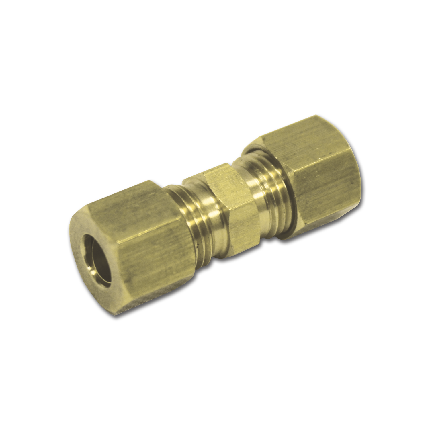Chadwell Supply. 1/4" BRASS COMPRESSION UNION
