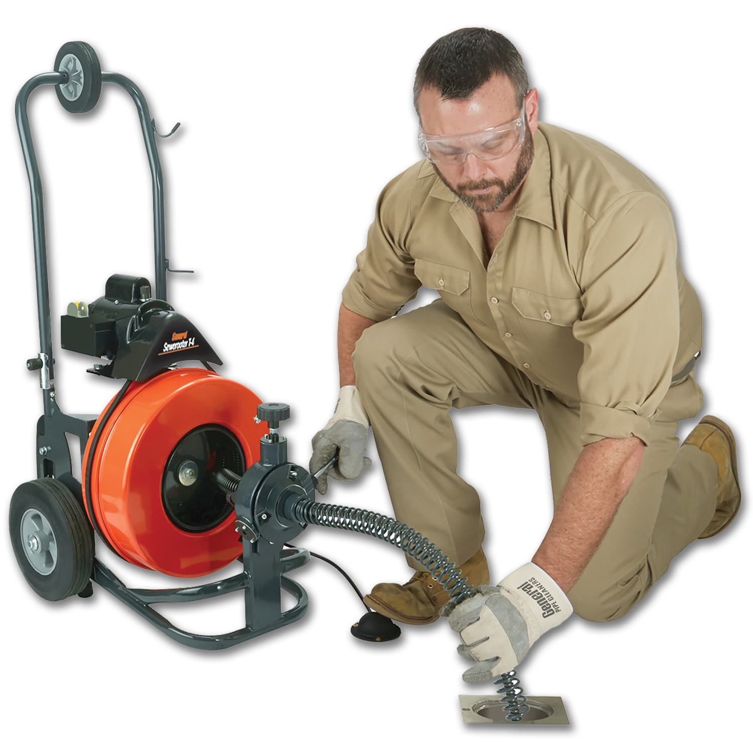Chadwell Supply. 1/2" SEWER MACHINE - GP-T3-D