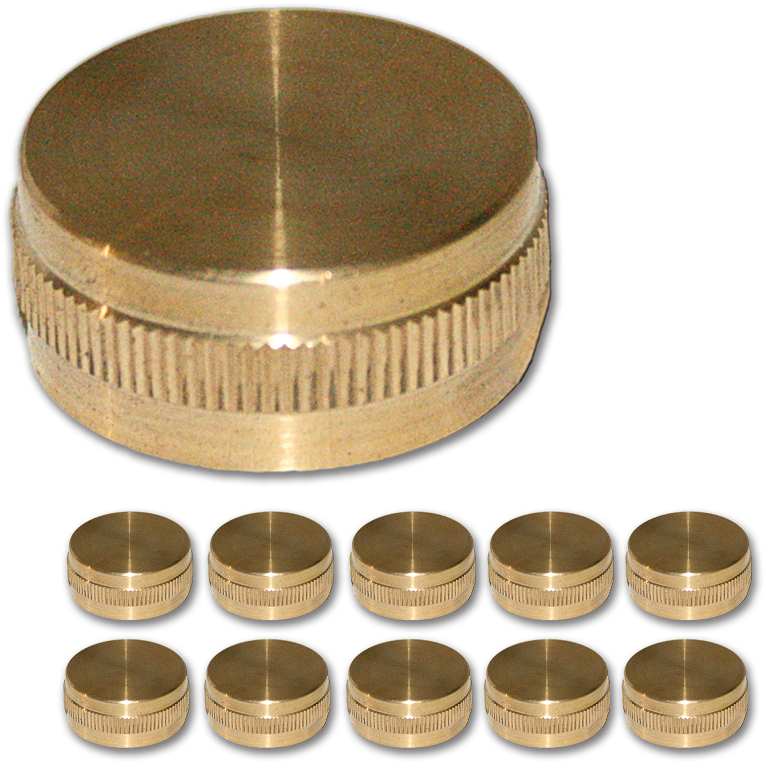 Chadwell Supply. 3/4" BRASS HOSE CAP - 10/PK