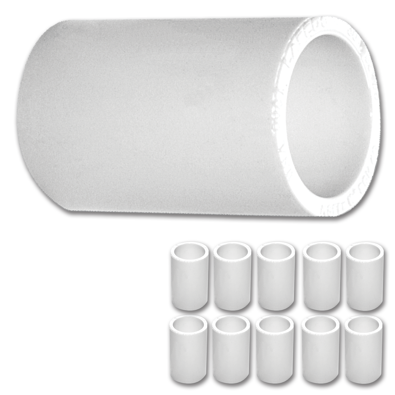 Chadwell Supply. 3/4" PVC COUPLING - 10/PK