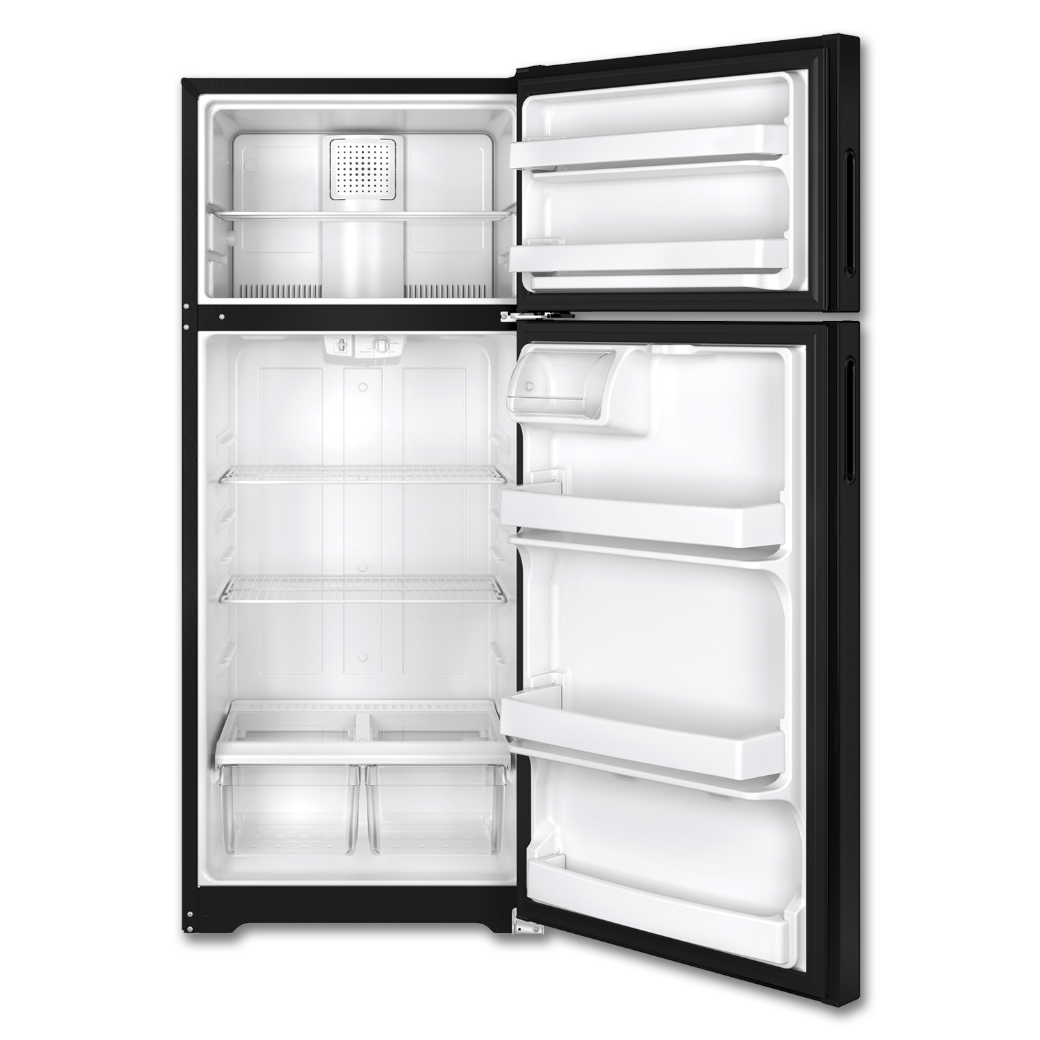 Chadwell Supply. HOTPOINT® 17.6 CU FT REFRIGERATOR - BLACK