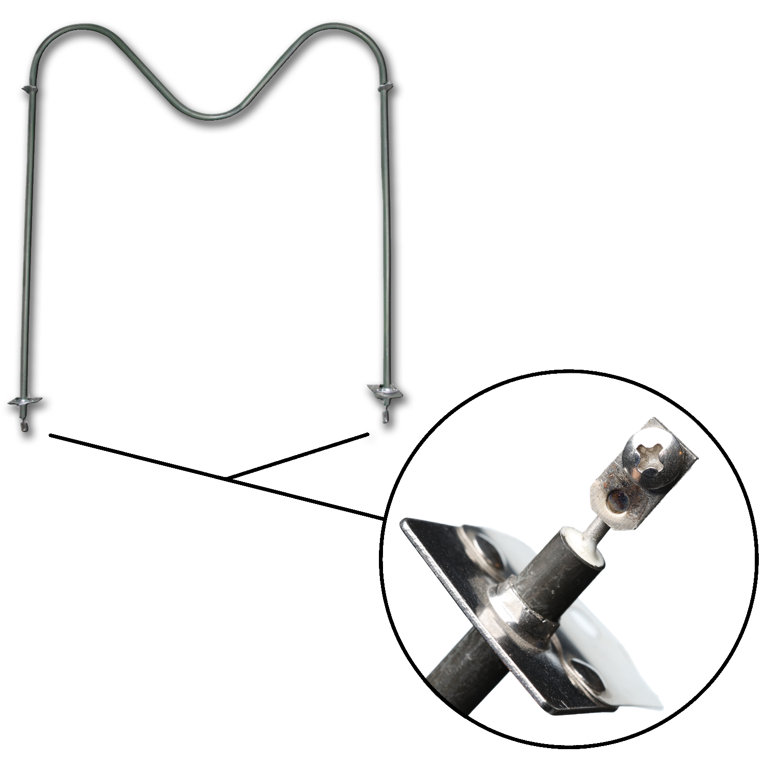 Chadwell Supply. BAKE ELEMENT FOR MAGIC CHEF RP672- 16-1/2"L X 16"W