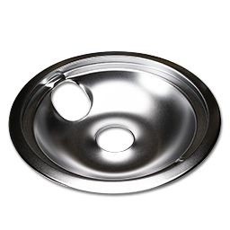Chadwell Supply. 8" "NEW STYLE" BURNER BOWL FOR GE®/HOTPOINT®