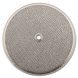 Chadwell Supply. 9-1/2" ROUND X 3/32" ALUMINUM RANGE HOOD FILTER WITH HOLE