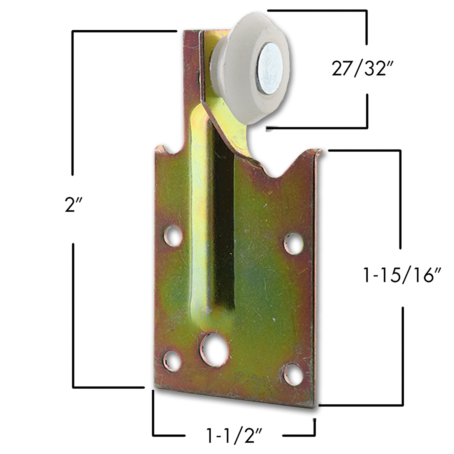 Chadwell Supply. DRAWER ROLLER BRACKET