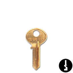 Chadwell Supply. HUDSON STYLE MULTI CAM MAILBOX LOCK WITH HL1 KEYWAY