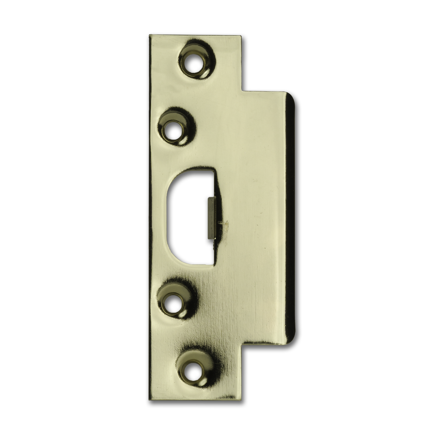Chadwell Supply. LIP STRIKE ENTRY PLATE - POLISHED BRASS