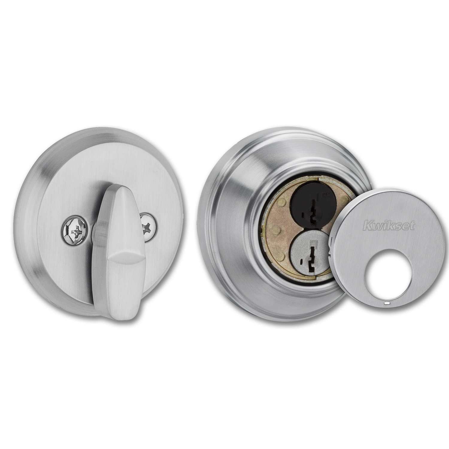 Chadwell Supply. KWIKSET SMARTKEY CONTROL DEADBOLT- SATIN CHROME