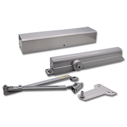 Chadwell Supply. EXTERIOR DOOR CLOSER - 55-99 LBS ALUMINUM FINISH