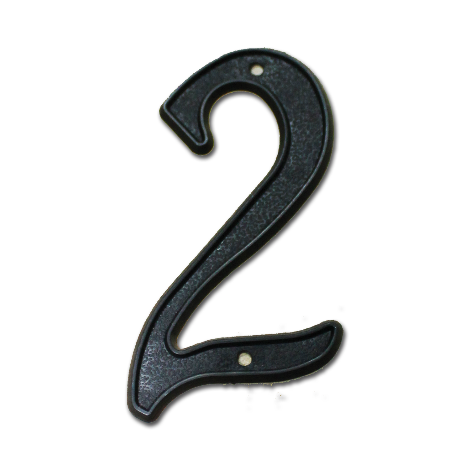 Chadwell Supply. HOUSE NUMBER 4" PLASTIC BLACK - # 2