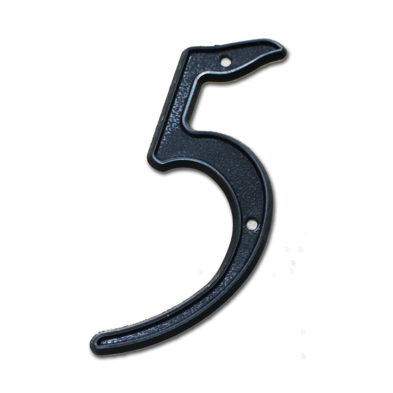 Chadwell Supply. HOUSE NUMBER 4" PLASTIC BLACK- # 5