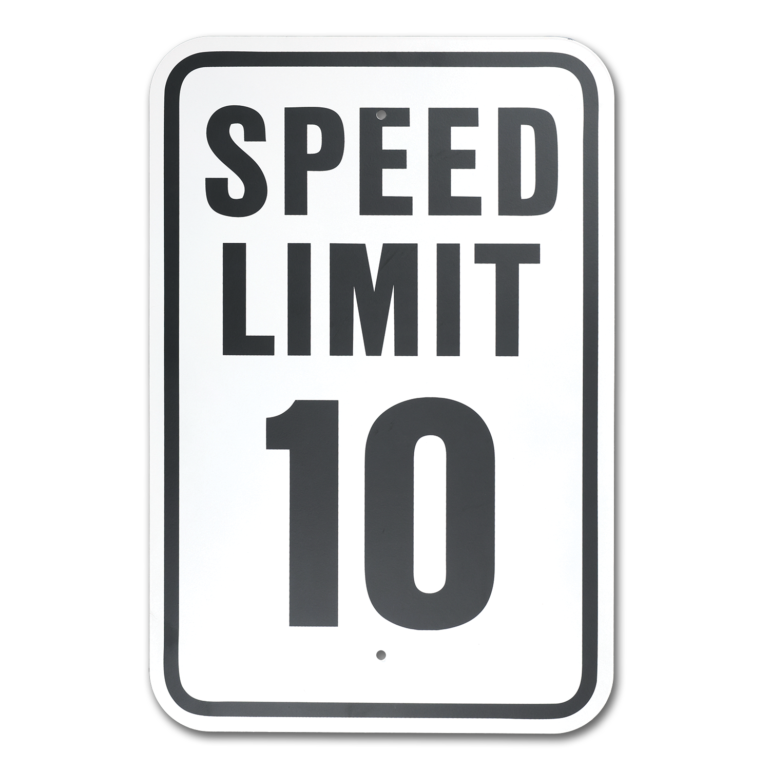 Chadwell Supply. 10 MPH STREET SIGN - ALUMINUM