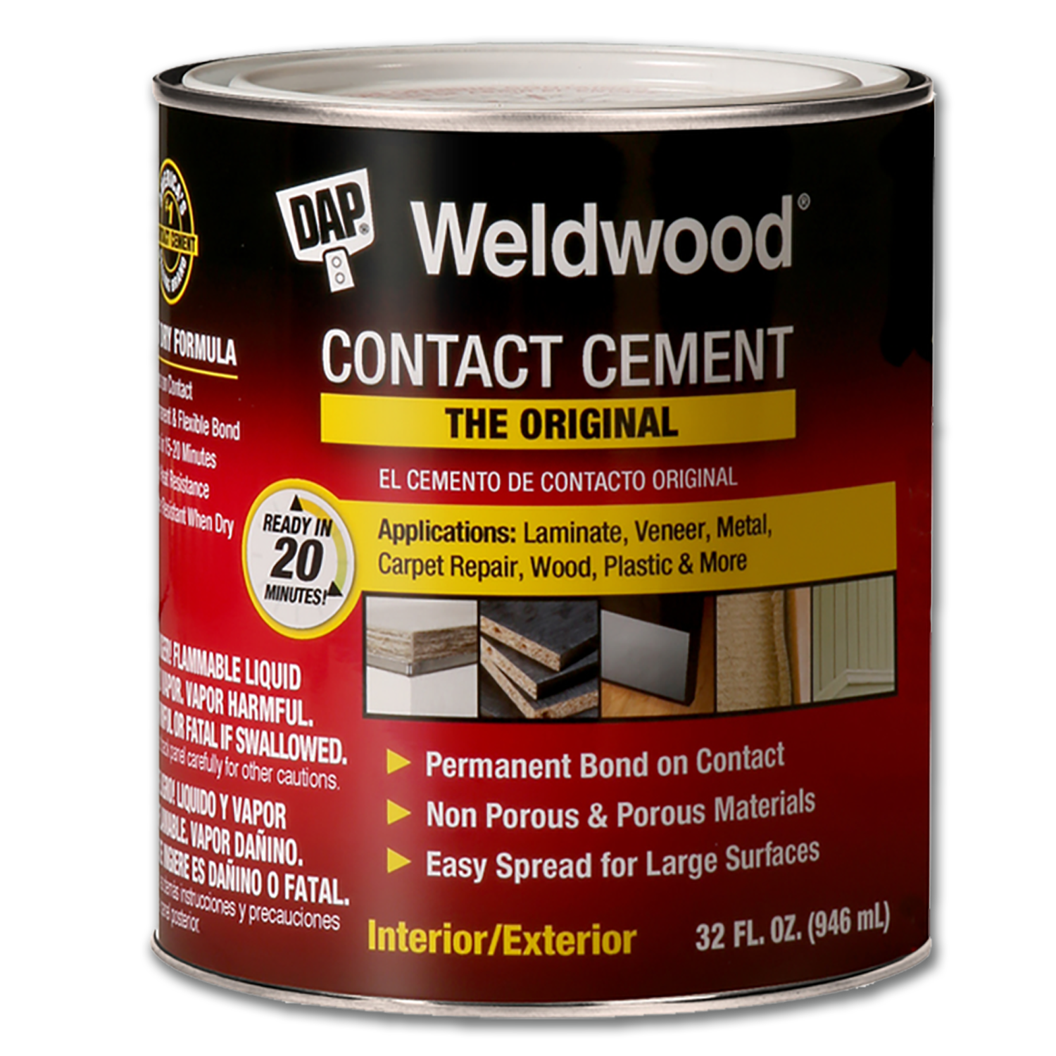 Chadwell Supply. DAP CONTACT CEMENT - QUART