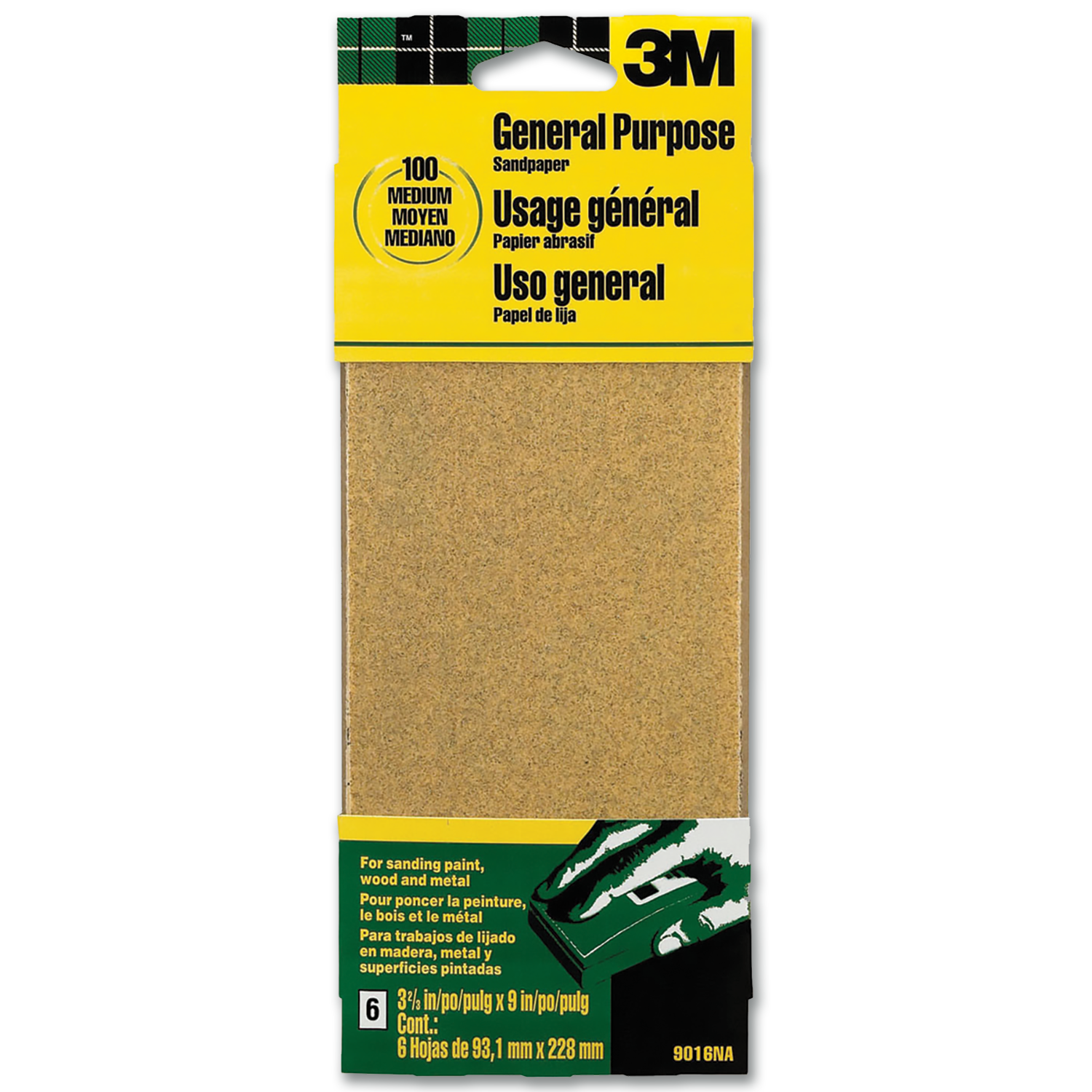 Chadwell Supply. MEDIUM 100 GRIT SANDPAPER