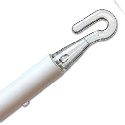 Chadwell Supply. CORDLESS FAUX WOOD BLIND REPLACEMENT WAND - WHITE